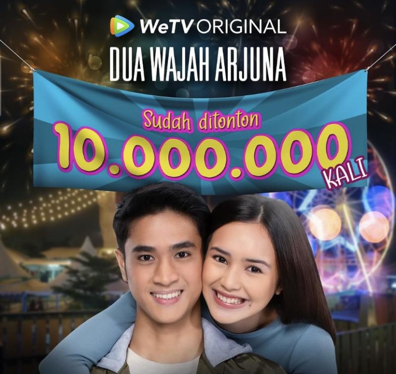 WeTV Original Dua Wajah Arjuna Tembus 10 Juta Penonton dan Mendominasi Topik Trending